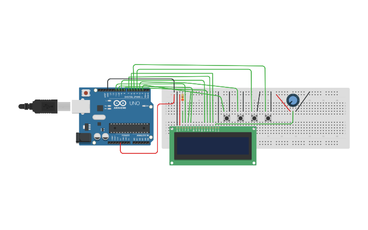 Circuit design Ph metro - Tinkercad