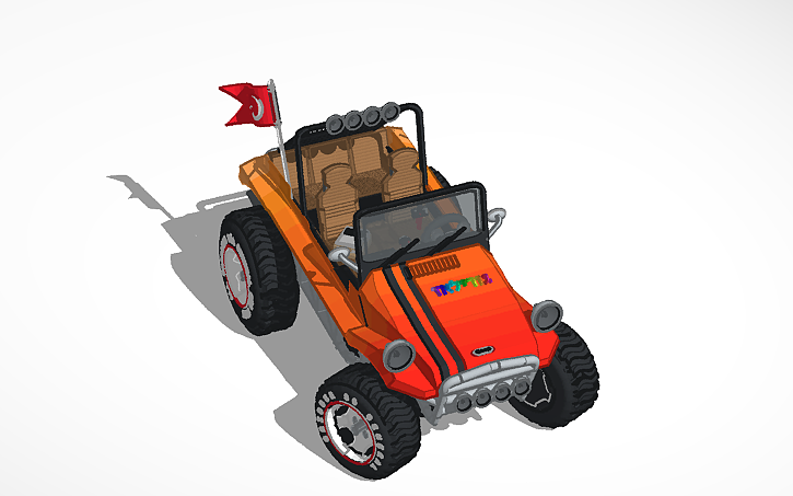 3D design Dune Buggy - Tinkercad