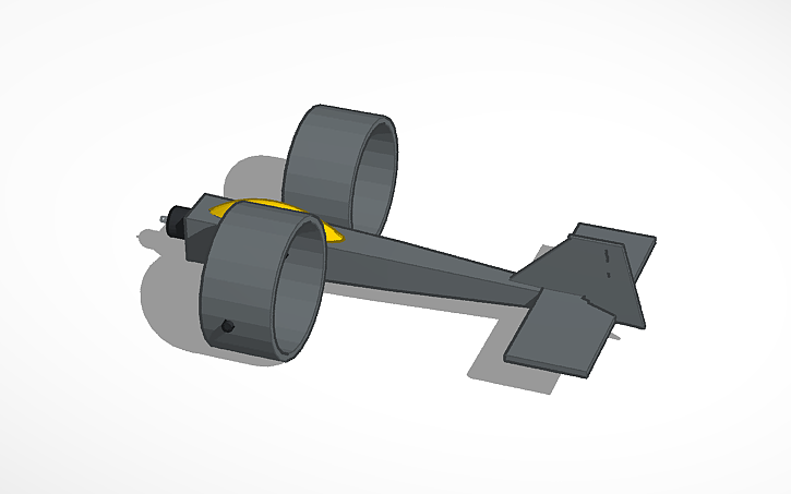 3D design circle wing plane | Tinkercad