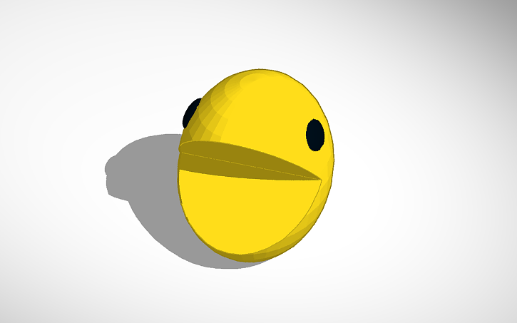 3D design Pacman | Tinkercad