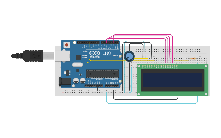 Circuit design projeto arduino- fisica 1 | Tinkercad