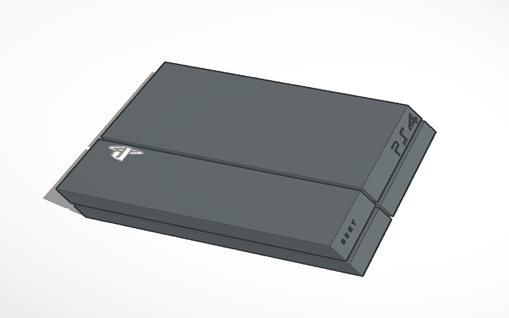3D design PS4 | Tinkercad