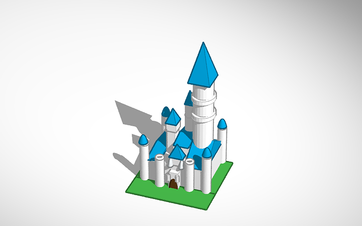 3D design chateau disney 2 | Tinkercad
