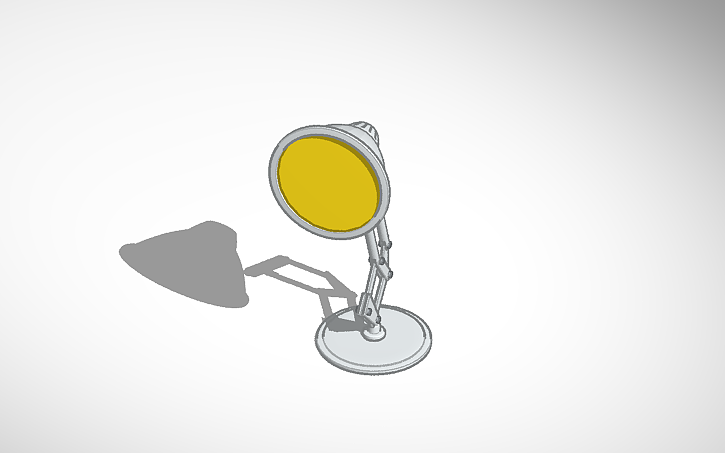 3D design pixar lamp for contest | Tinkercad
