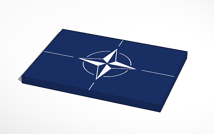 3D design North Atlantic Treaty Organization [N.A.T.O] - Tinkercad
