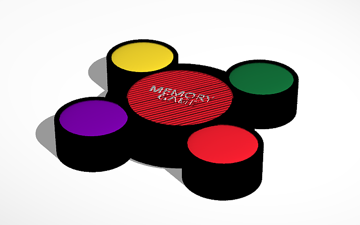 3d Design Memory Game Tinkercad