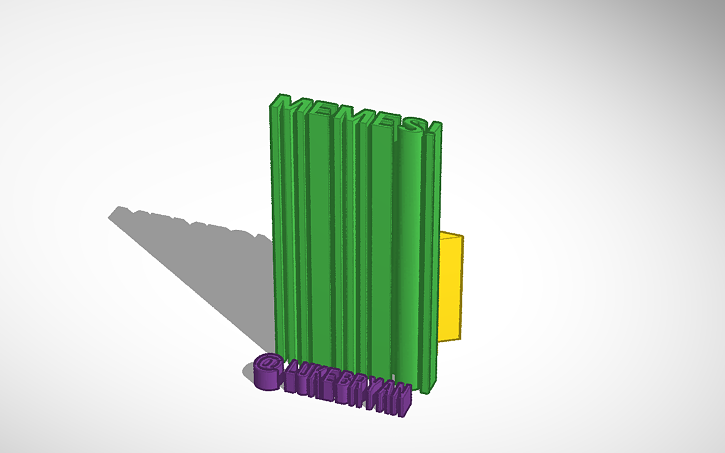 3D design MEME 1 - Tinkercad