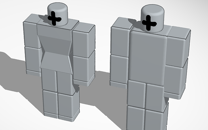 3D design roblox dummy template - Tinkercad