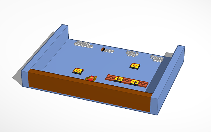 3D design SUPER MARIO BROS!!! - Tinkercad